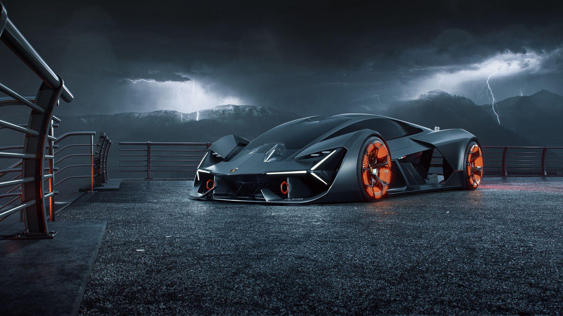 Lamborghini Terzo Millennio – Tapety na Pulpit i Telefon - Tapety